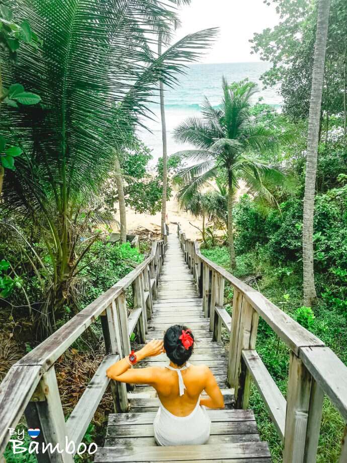 Naithon beach wooden bridge - Phuket Travel Blog by Bamboo (2022)